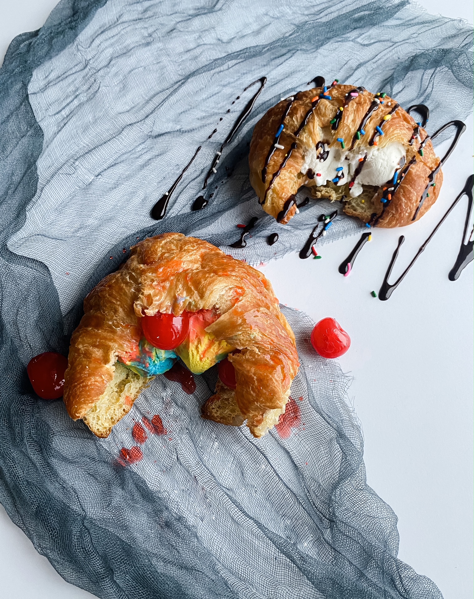 Ice Cream Croissants
